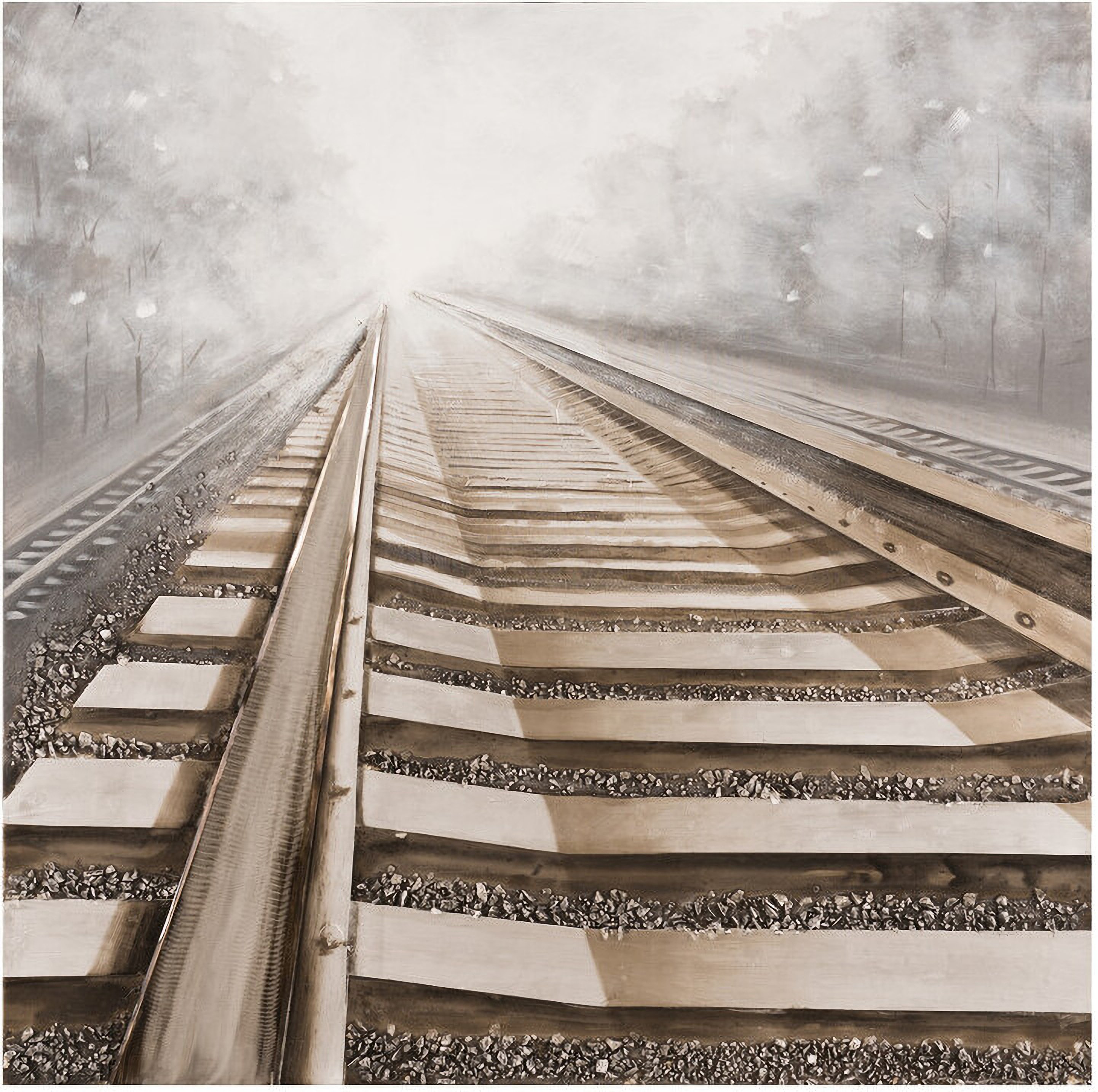 Vanishing into the Distance II Wall Art In Brown by Yosemite Home Decor ...