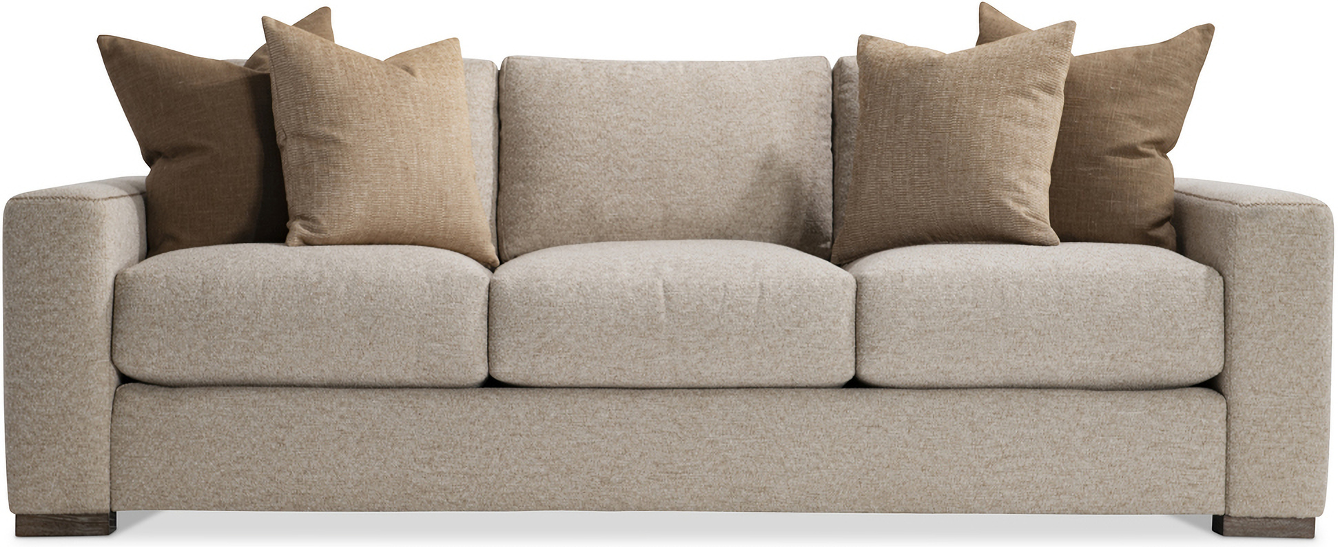 Vaughn Fabric Sofa In Beige and Tan by Bernhardt | 1StopBedrooms