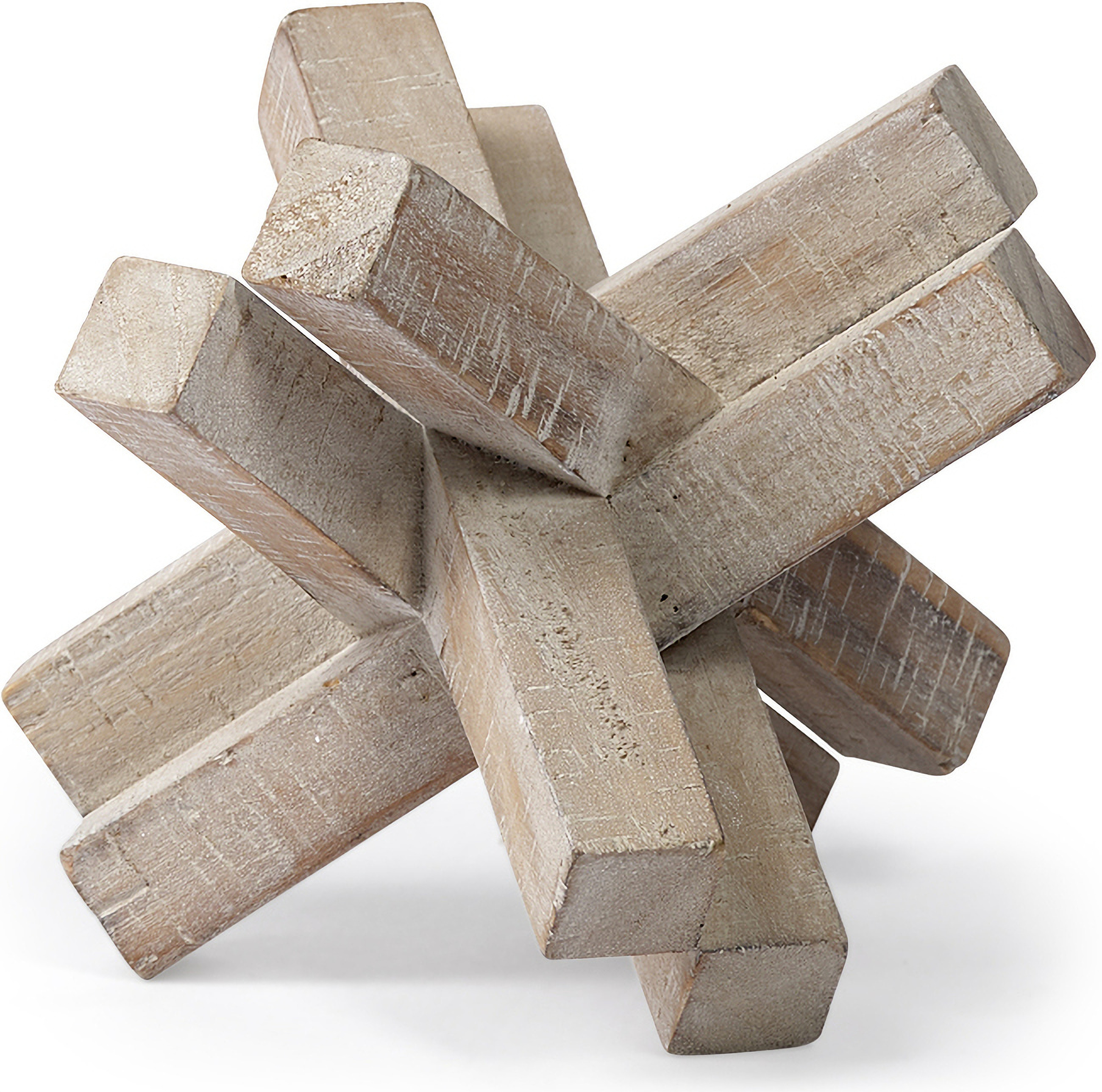 Vega II Natural Wood Large Jack Object by Mercana | 1StopBedrooms