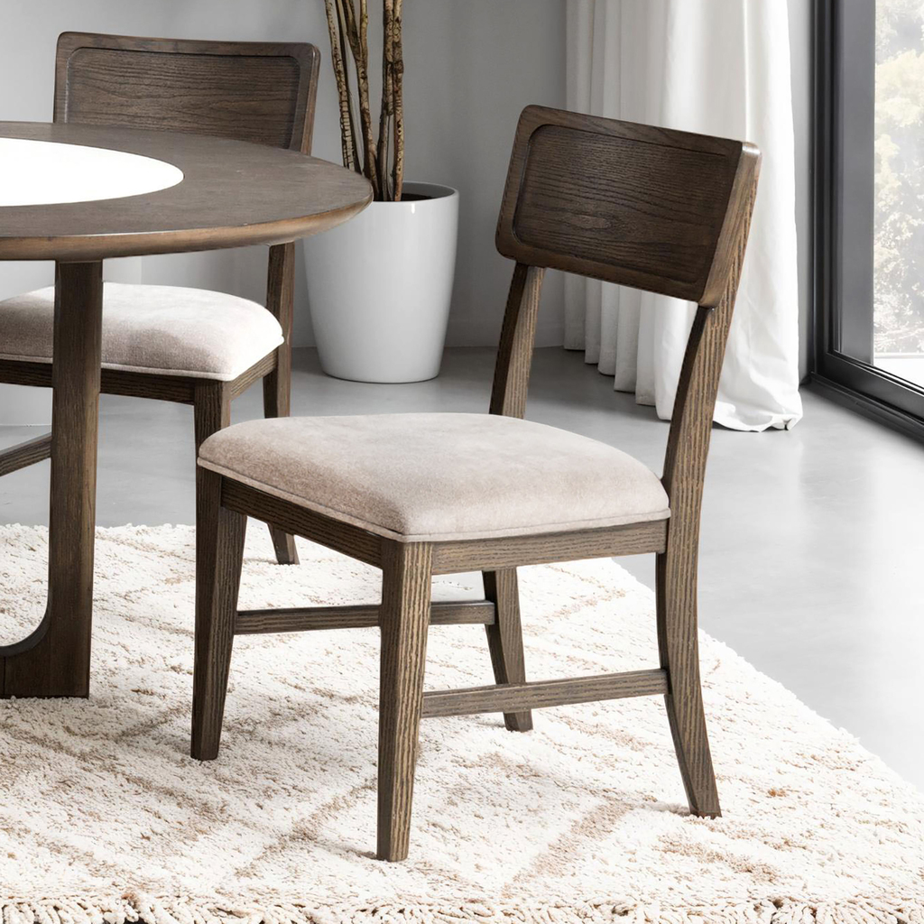 Vellara Side Chair Set of 2 In Dark Walnut by Furniture of America ...