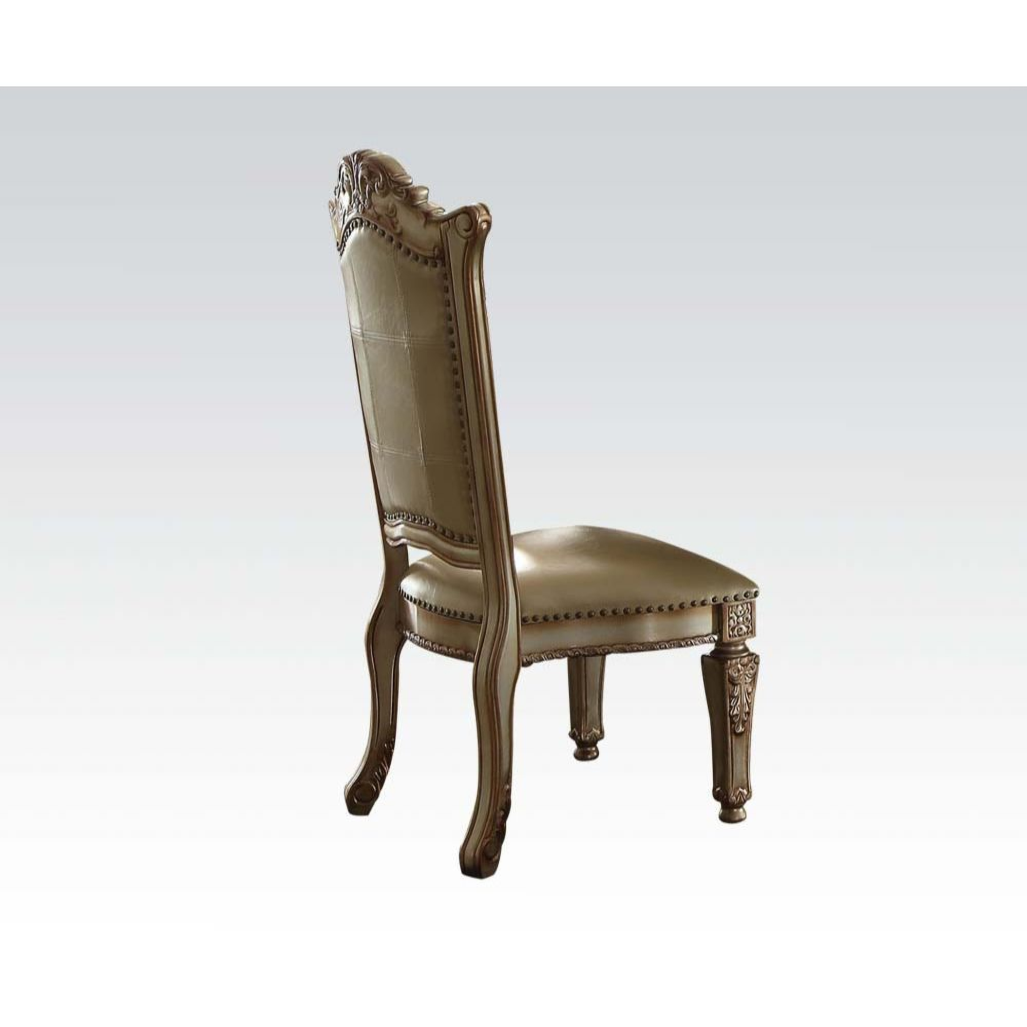 Vendome Side Chair (Gold Patina) (Set of 2) by ACME | 1StopBedrooms