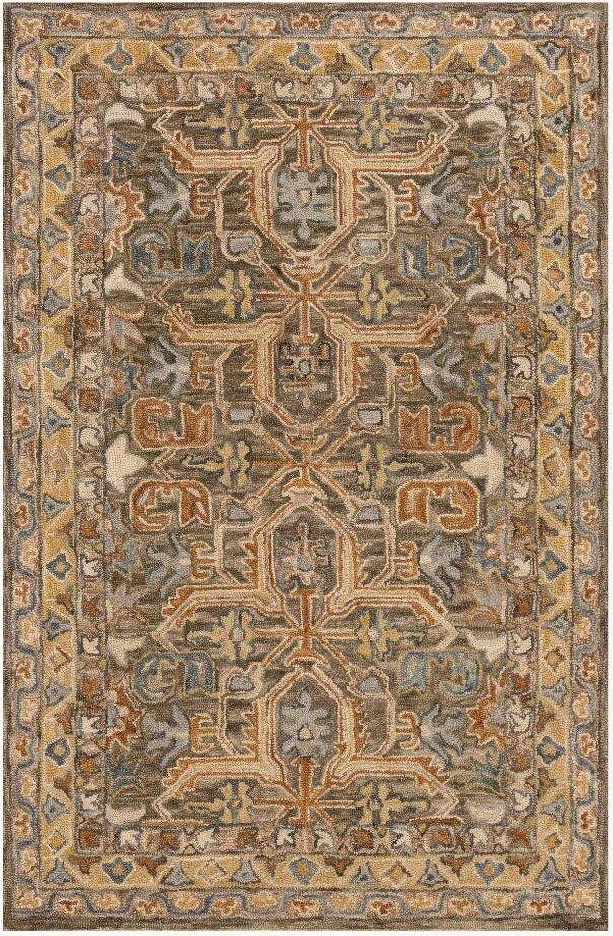 Victoria Walnut/Multi 2'3" x 3'9" Rug by Loloi Rugs | 1StopBedrooms