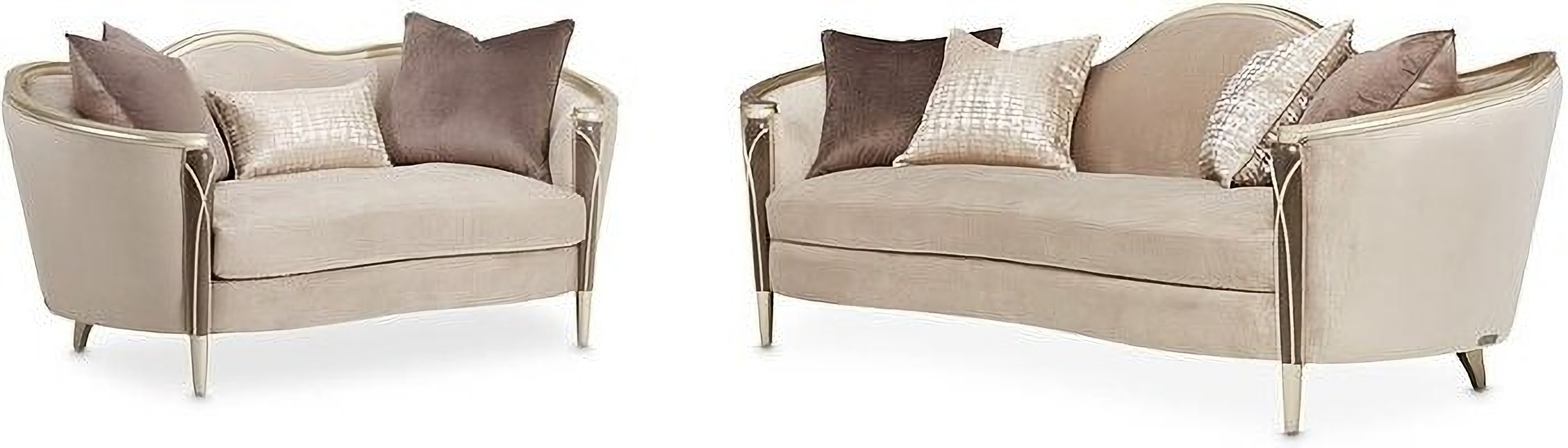 Villa Hazelnut Living Room Set by Michael Amini | 1StopBedrooms