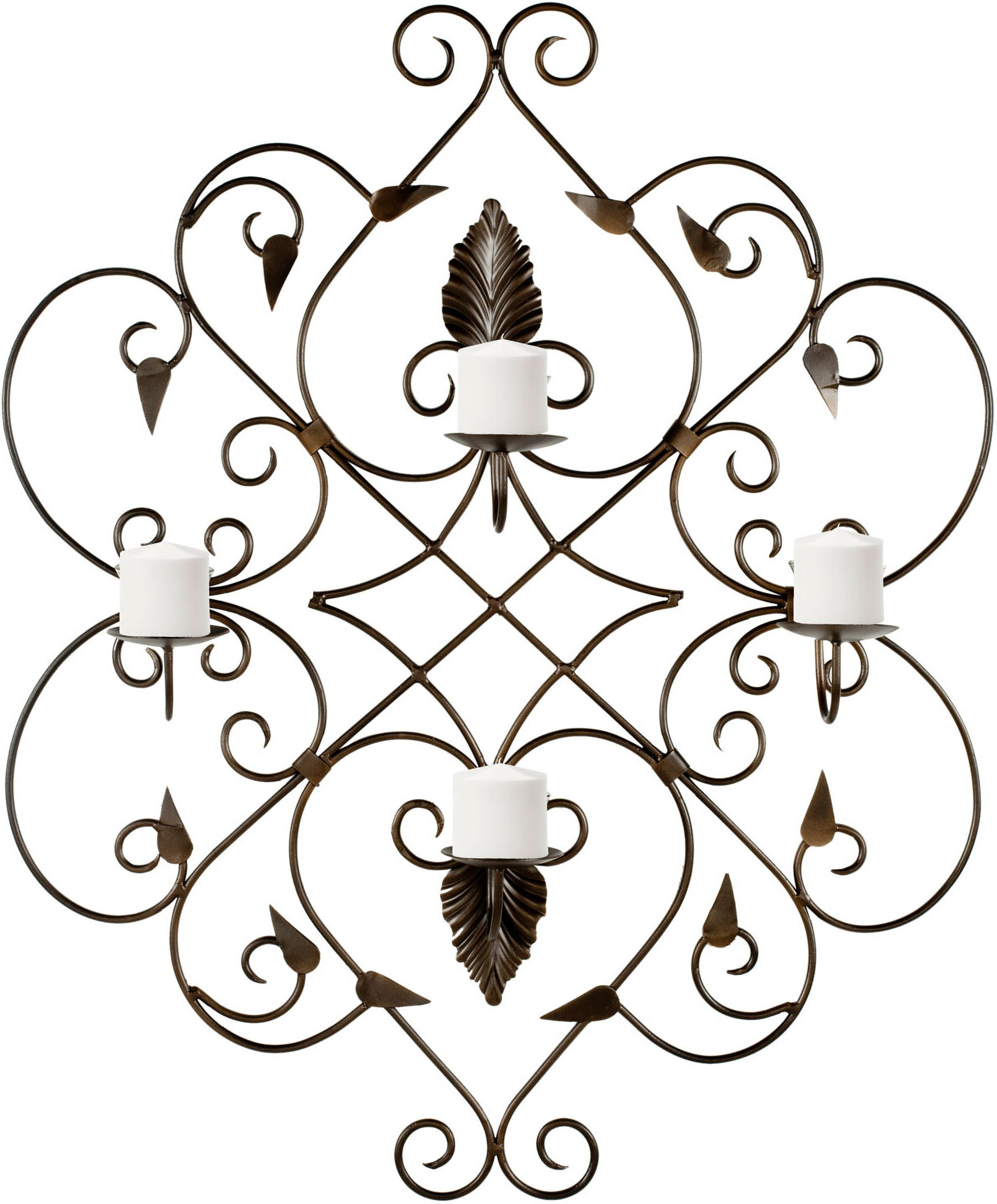 Votive Rustic Powder Coated Wall Decor by Safavieh | 1StopBedrooms