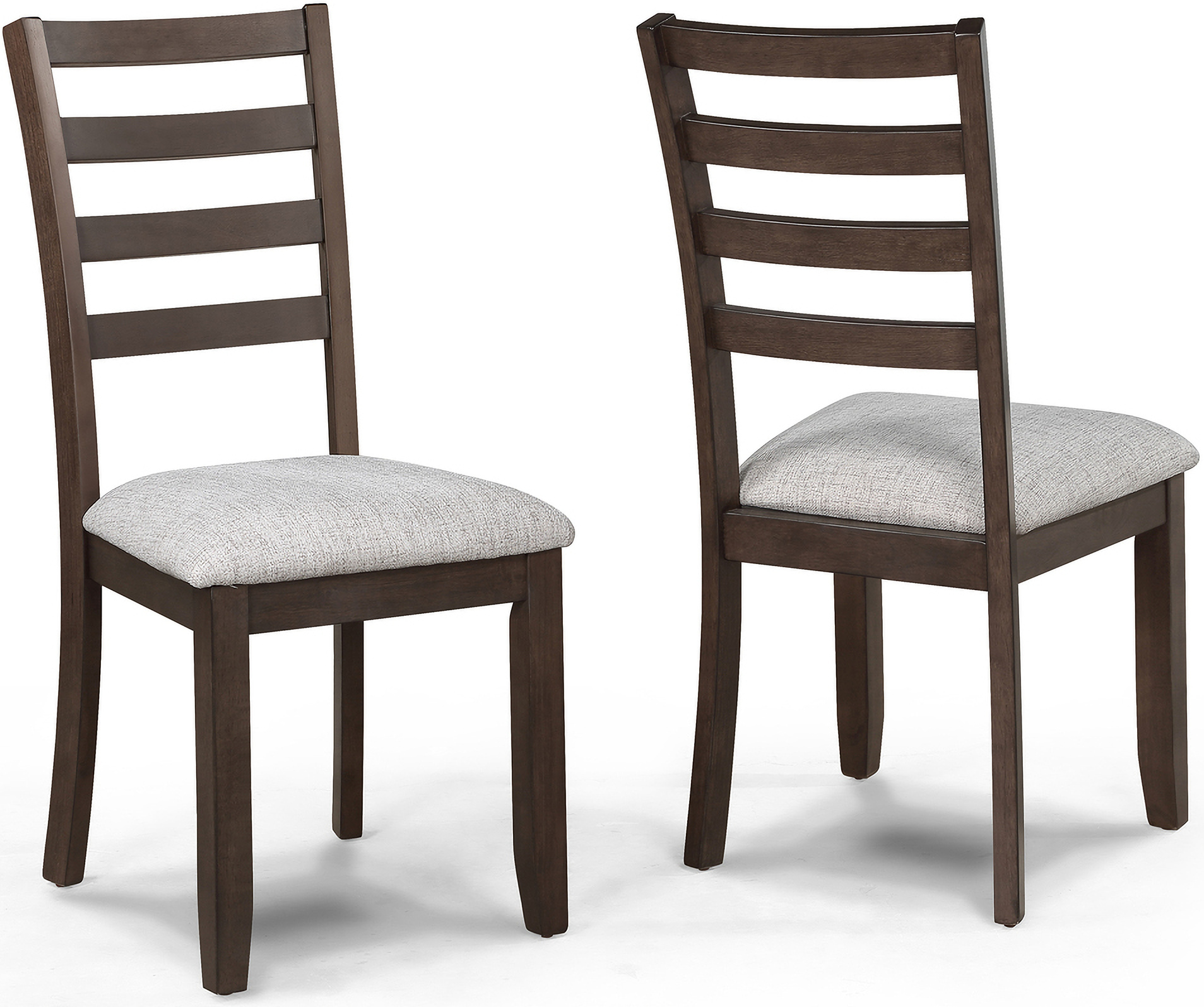 Wagner Side Chair Set of 2 In Brown by Crown Mark | 1StopBedrooms