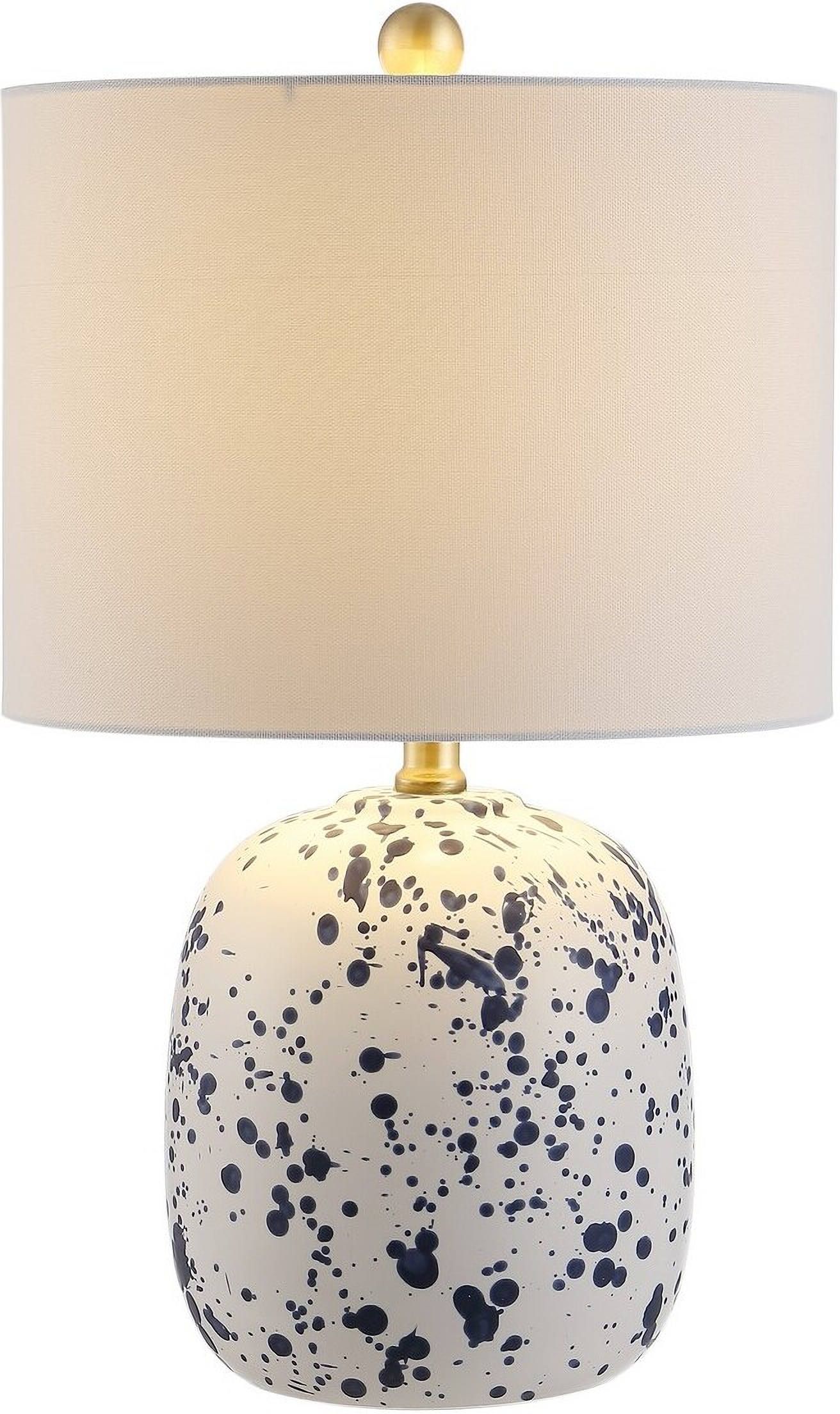 Wallace Ceramic Table Lamp in Ivory by Safavieh | 1StopBedrooms