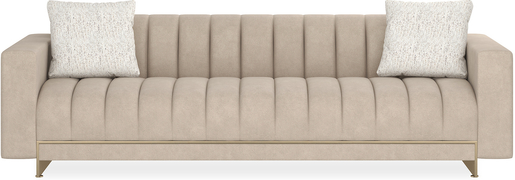 Well Balanced 105 Inch Sofa In Beige by Caracole | 1StopBedrooms