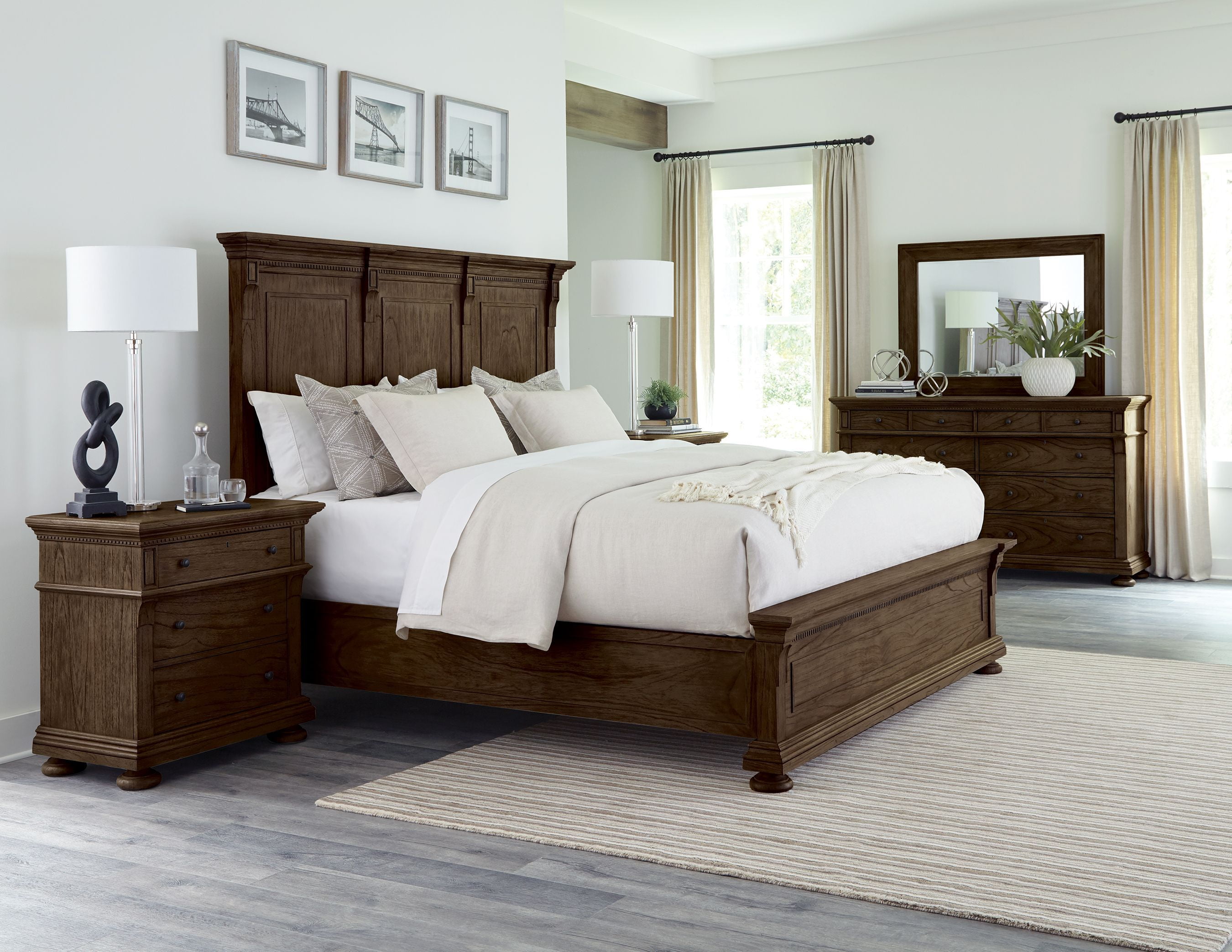 Wellington Hall Java Panel Bedroom Set by Hekman | 1StopBedrooms