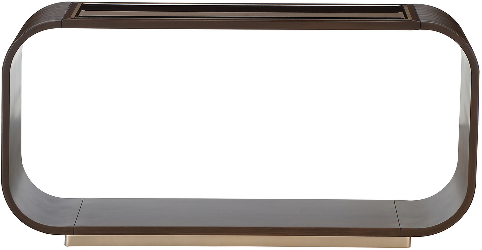 West Kensington Console Table In Medium Espresso by Michael Amini ...