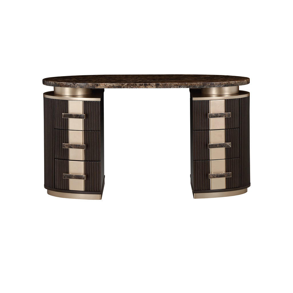 West Kensington Vanity In Medium Espresso by Michael Amini | 1StopBedrooms