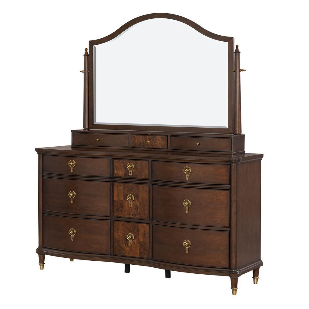 Westerham Mirror In Dark Cherry by Furniture of America | 1StopBedrooms