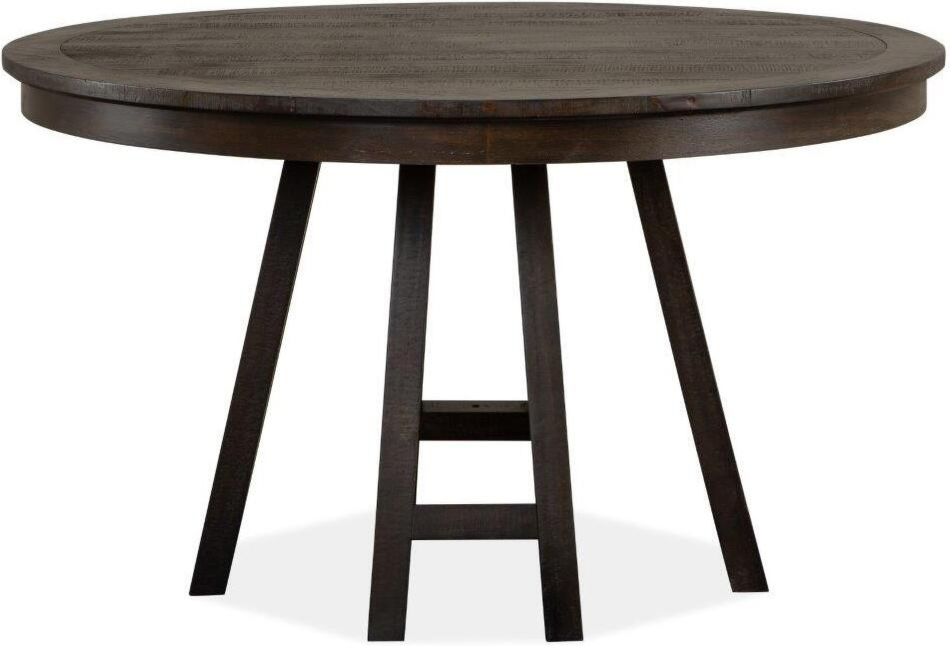 Westley Falls Graphite Wood 52 Inch Round Dining Table KD by Magnussen ...