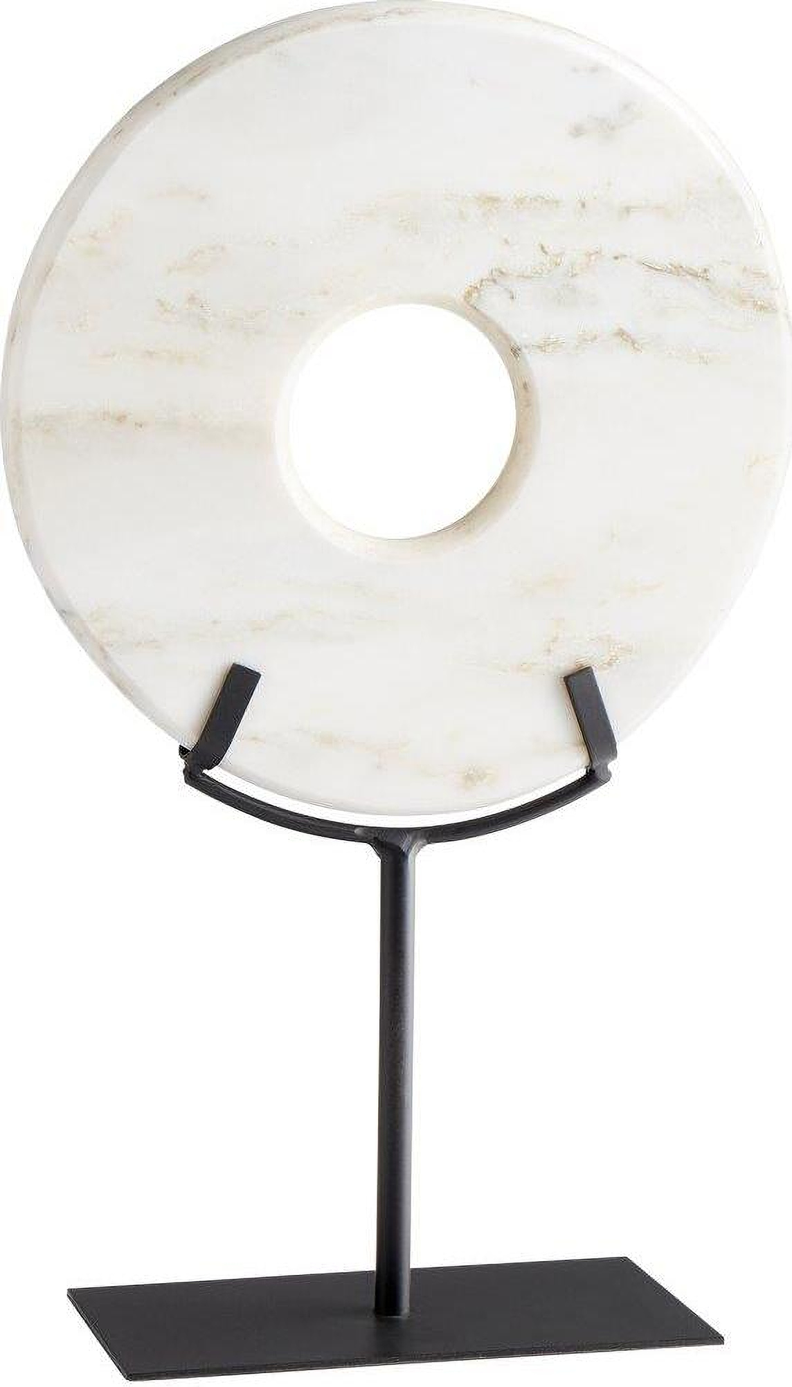 White Disk On Stand Large by Cyan Design | 1StopBedrooms