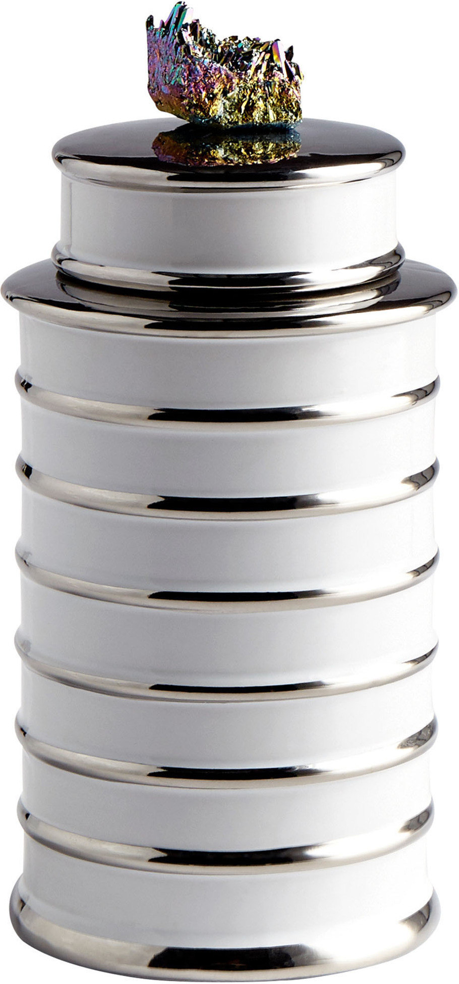 White Small Tower Container by Cyan Design | 1StopBedrooms