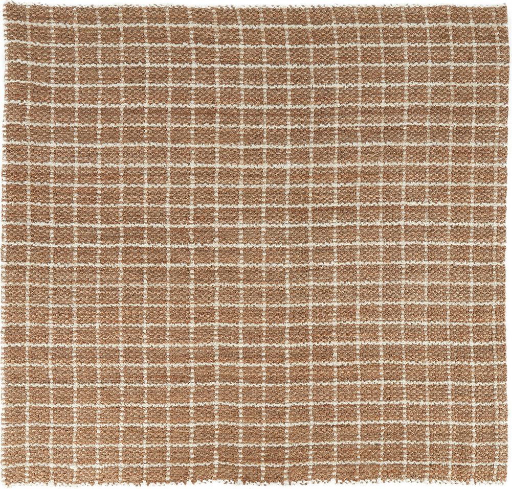 Windowpane Chenille 8x8 Rug In Natural and Ivory by Classic Home ...