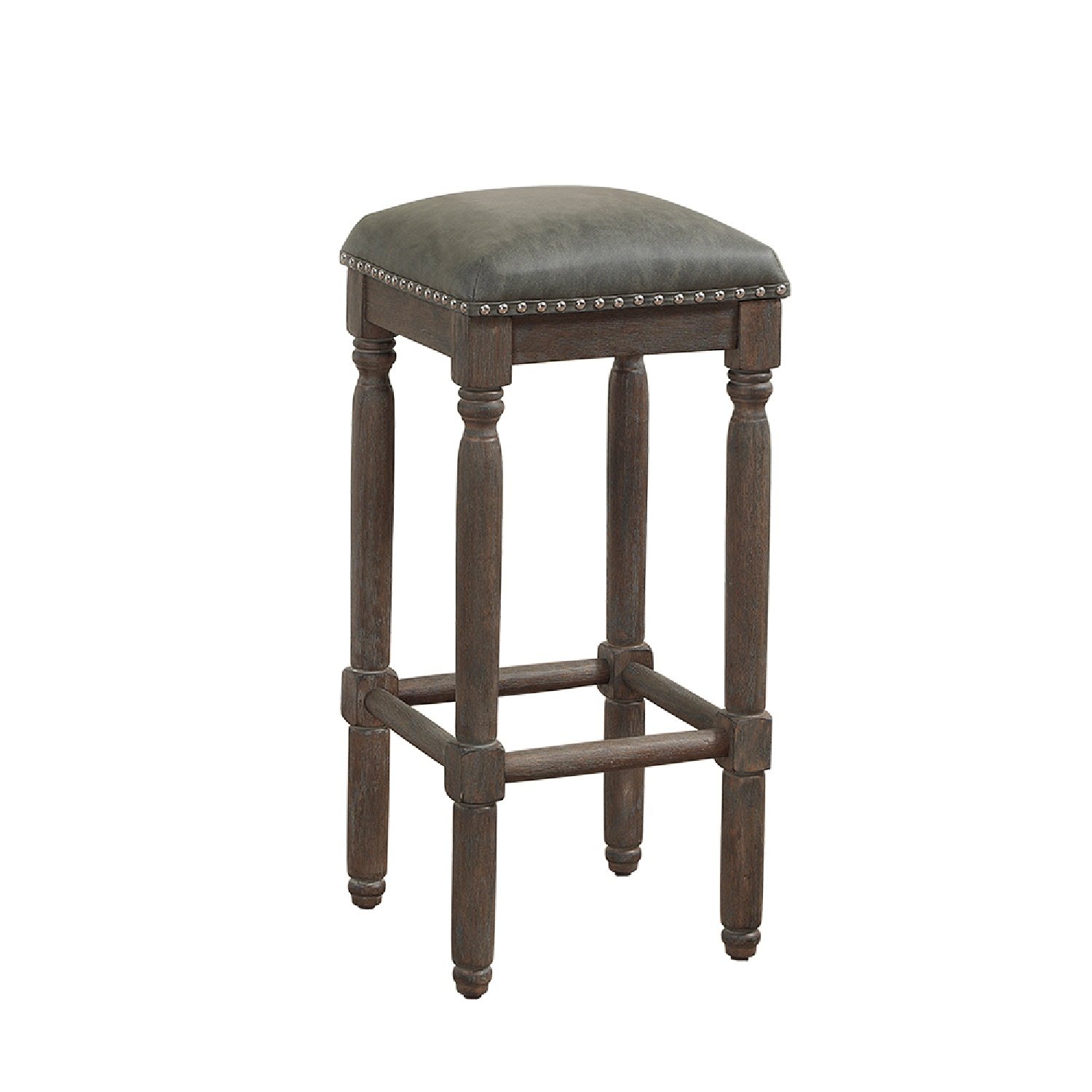 Wood Frame 30" Backless Stool by American Woodcrafters | 1StopBedrooms