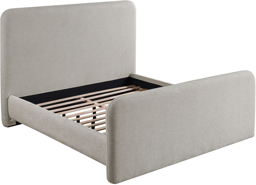 Wren Upholstered Queen Platform Bed Grey by Coaster | 1StopBedrooms