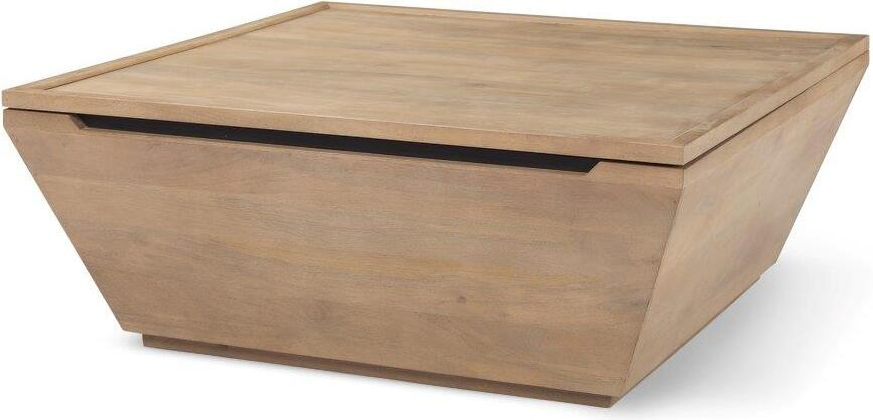 Wyatt Brown Wood Angular Coffee Table by Mercana | 1StopBedrooms