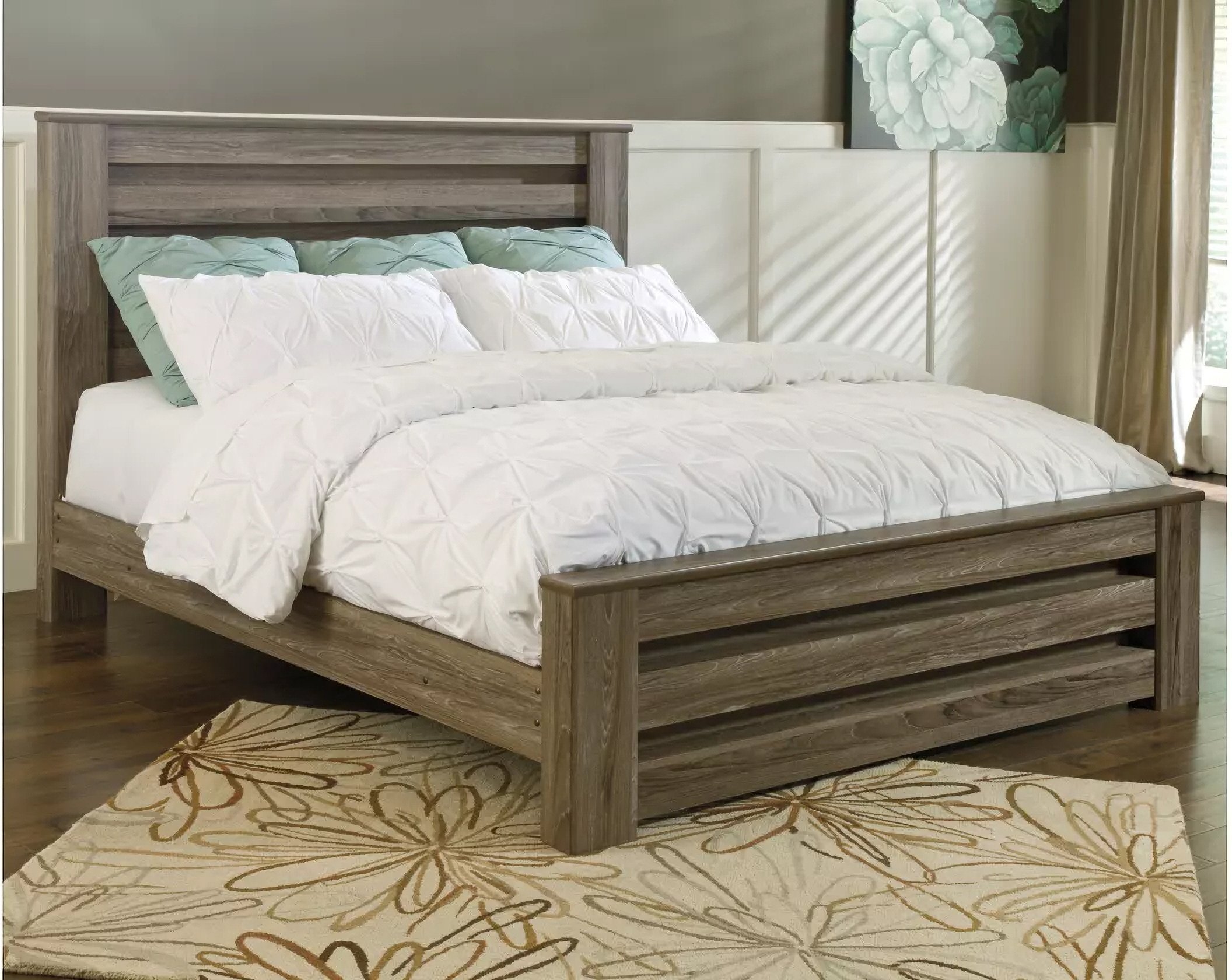 Zelen Queen Panel Bed by Ashley Furniture | 1StopBedrooms Zelen Queen Panel Bed by Ashley Furniture | 1StopBedrooms