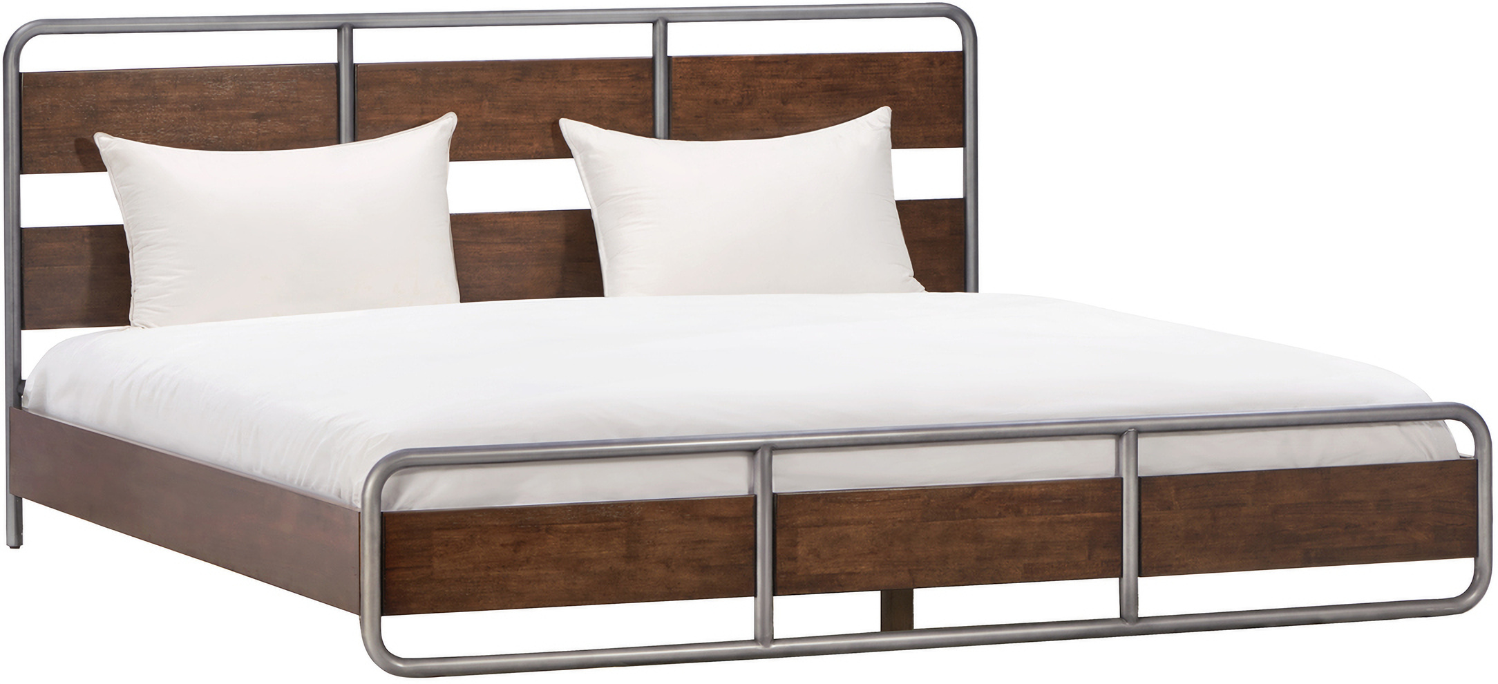 Zest King Solid Wood Platform Bed In Dark Oak by Caracole | 1StopBedrooms
