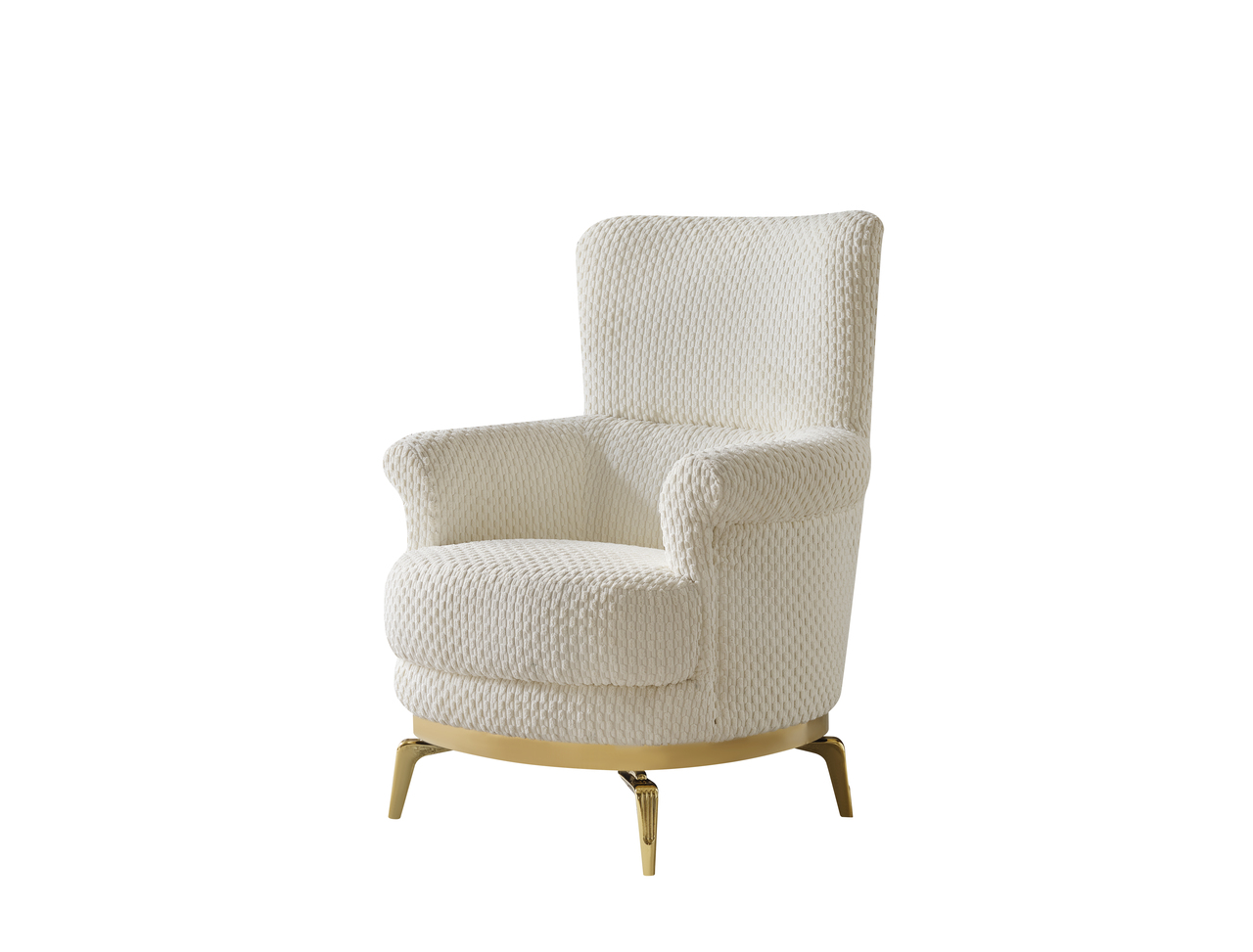 Zoe Chair In Cream by Galaxy Home Furnishings | 1StopBedrooms