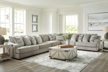 Bayless 4 Piece Sectional In Smoke by Ashley Furniture 1StopBedrooms