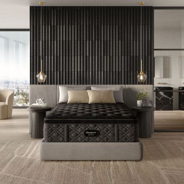 Black Series Three 16.25 Inch King Medium Pillow Top Mattress by Beautyrest 1StopBedrooms