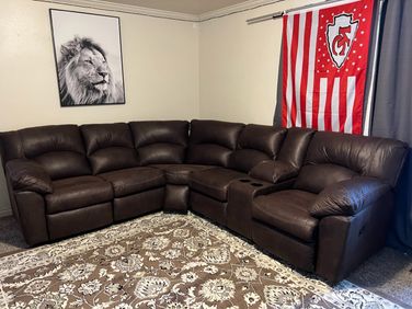 Tambo reclining sectional brown store