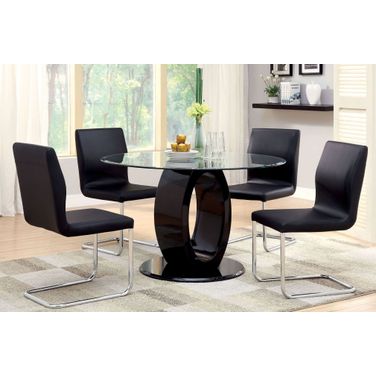 Glass Round Dining Tables | 1StopBedrooms