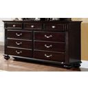 Syracuse Dark Walnut Poster Bedroom Set by Furniture of America ...