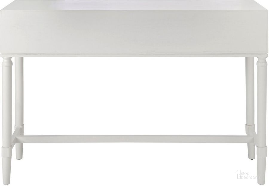 Aliyah 4Drw Console Table in White by Safavieh | 1StopBedrooms