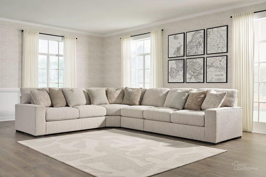 Ballyton 4-Piece Sectional In Sand by Ashley Furniture | 1StopBedrooms