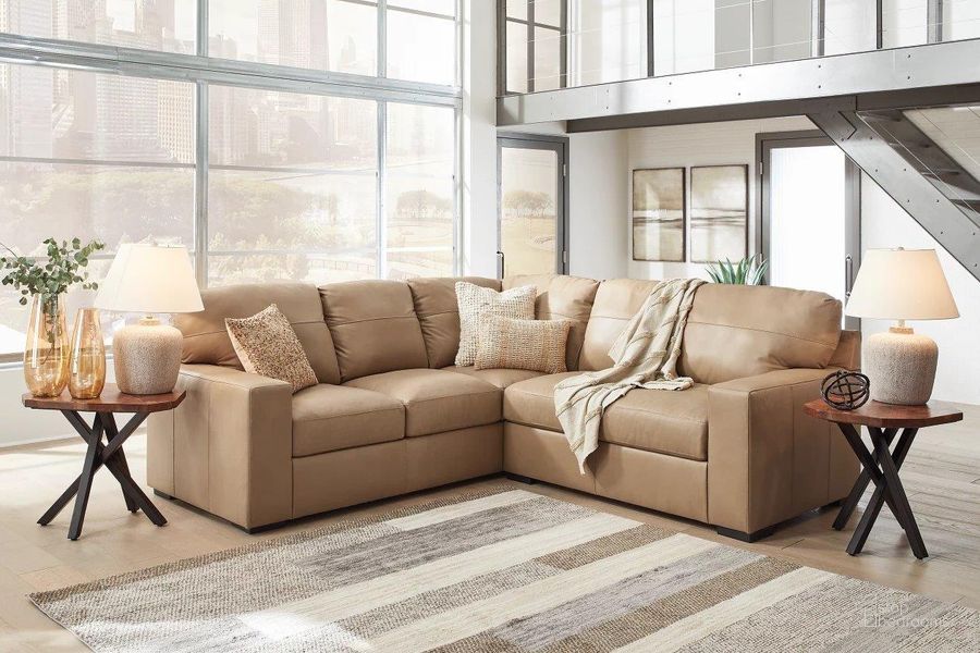 Bandon 2-Piece LAF Sectional In Toffee by Ashley Furniture | 1StopBedrooms