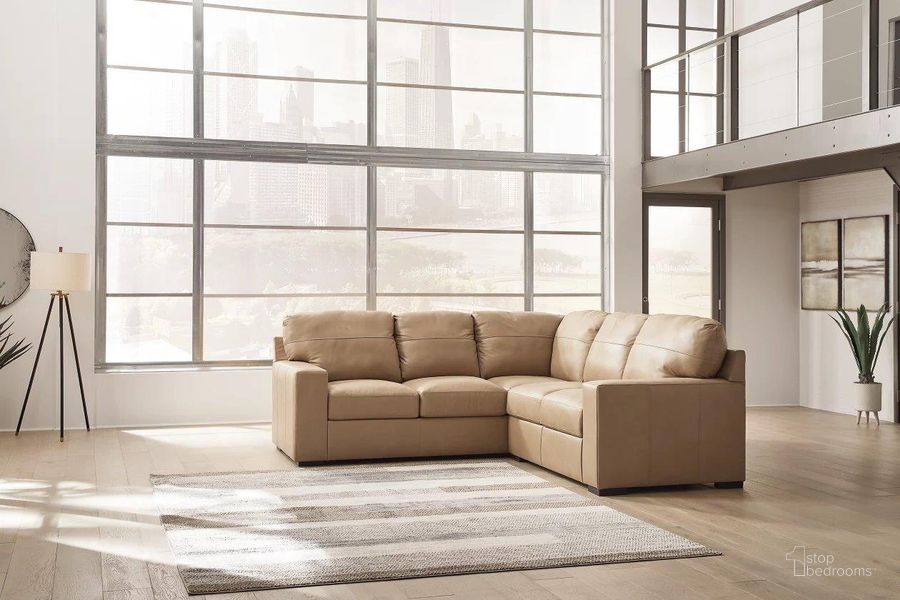 Bandon 2-Piece LAF Sectional In Toffee by Ashley Furniture | 1StopBedrooms