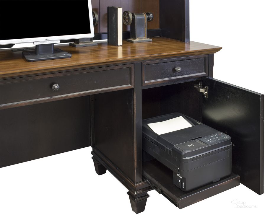 Hartford Wood Credenza In Black by Martin Furniture | 1StopBedrooms