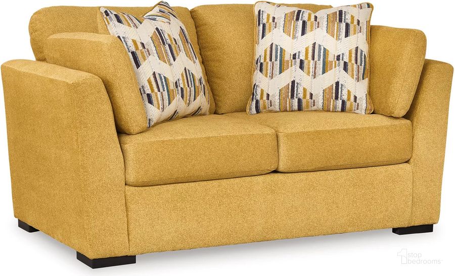 Keerwick Loveseat In Sunflower by Ashley Furniture | 1StopBedrooms