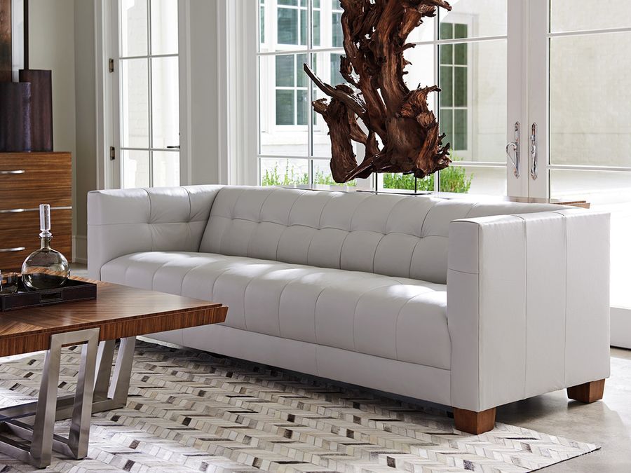 Kitano Emilia Leather Sofa by Lexington | 1StopBedrooms