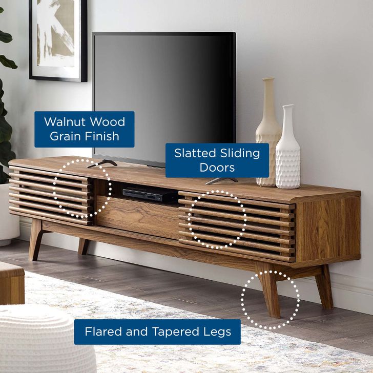 Render Walnut 70 Inch TV Stand by Modway | 1StopBedrooms