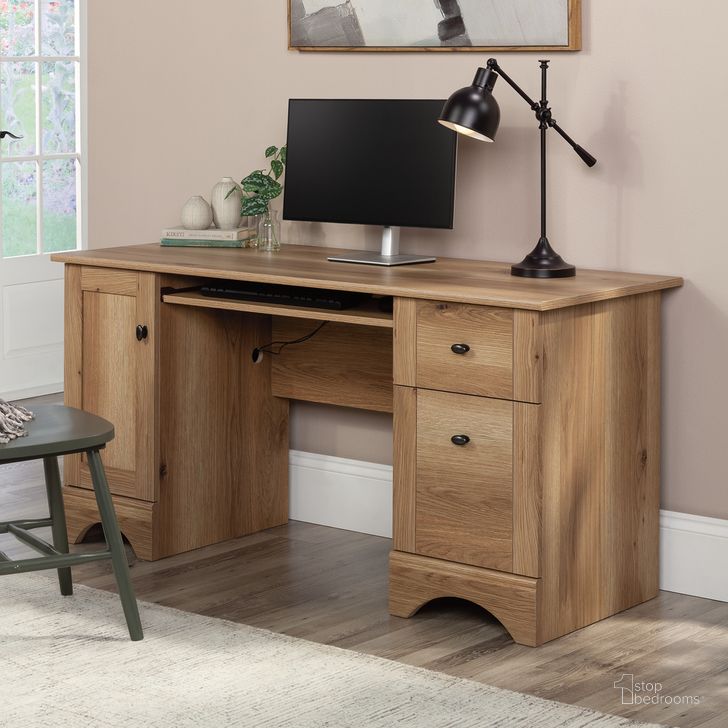 Sauder Select Computer Desk In Timber Oak | 1StopBedrooms