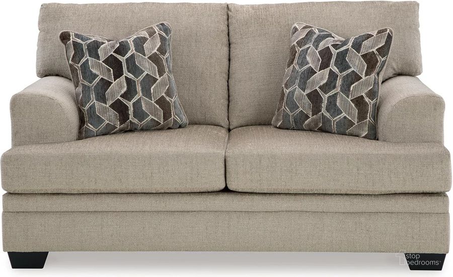 Stonemeade Loveseat In Taupe by Ashley Furniture | 1StopBedrooms