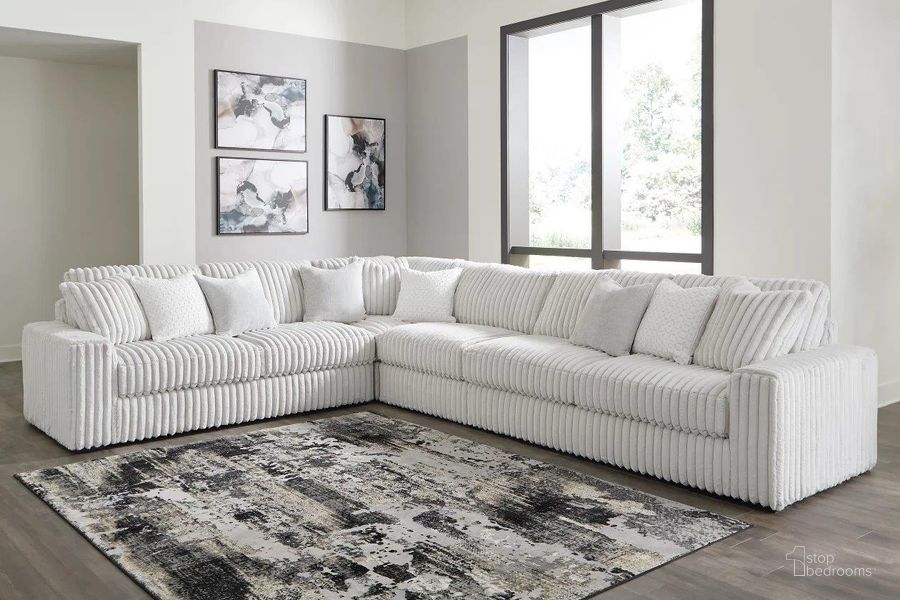 Stupendous 4-Piece Sectional In Alloy by Ashley Furniture | 1StopBedrooms