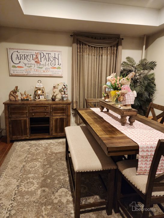 Moriville Extendable Counter Height Dining Room Set by Ashley Furniture ...