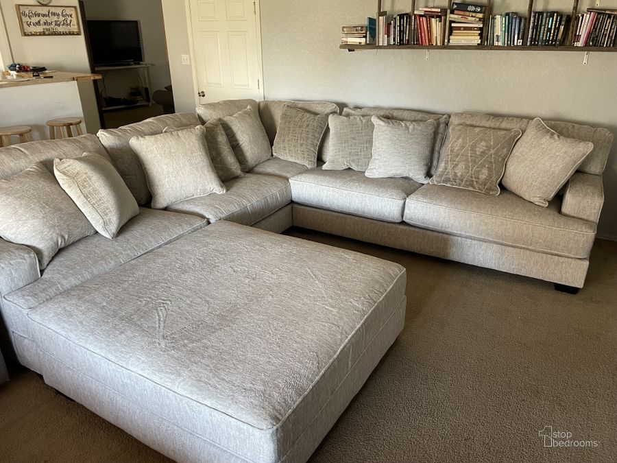 Rawcliffe 3-Piece Sectional In Parchment by Ashley Furniture ...