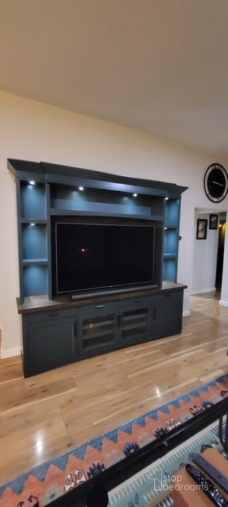 Americana Modern Denim 76 Inch TV Console by Parker House | 1StopBedrooms