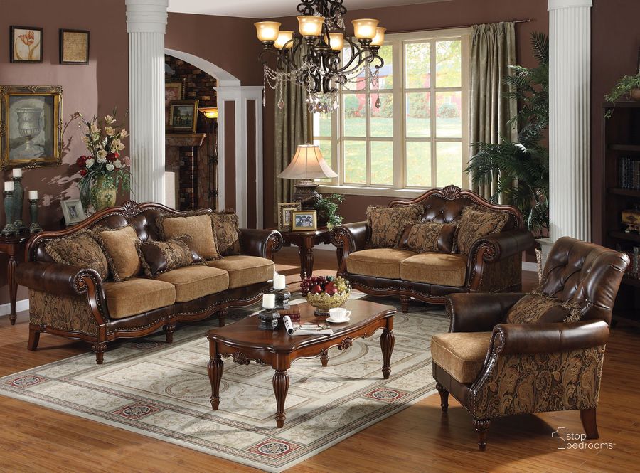Acme Dreena Sofa Table in Cherry | 1StopBedrooms