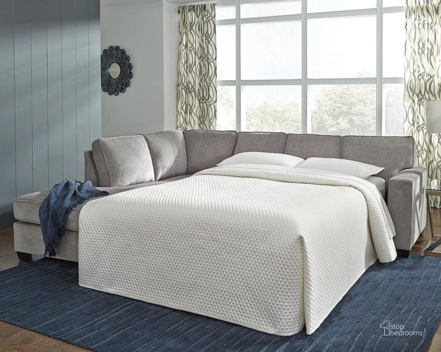 Altari 2-Piece LAF Sleeper Sectional With Chaise In Alloy by Ashley ...