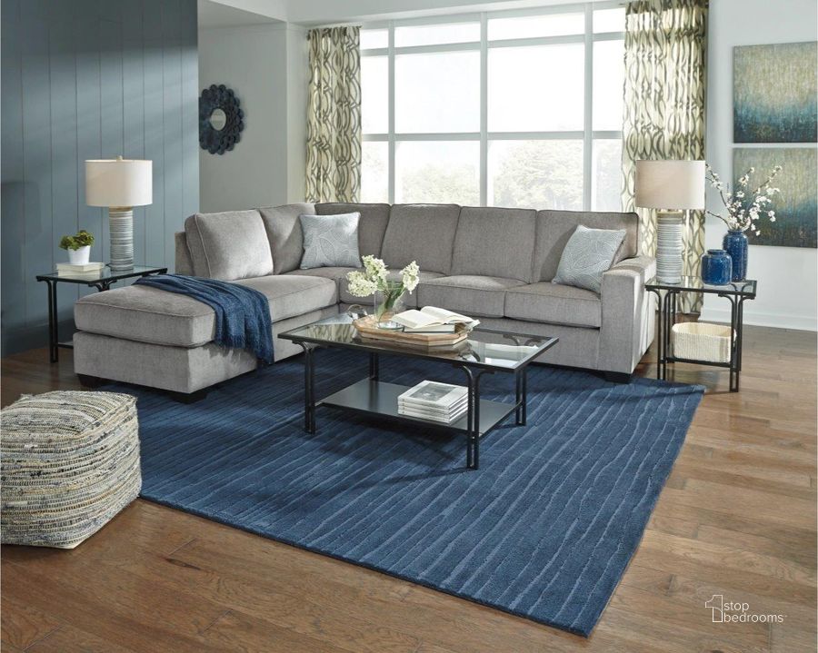 Altari 2-Piece LAF Sleeper Sectional With Chaise In Alloy by Ashley ...