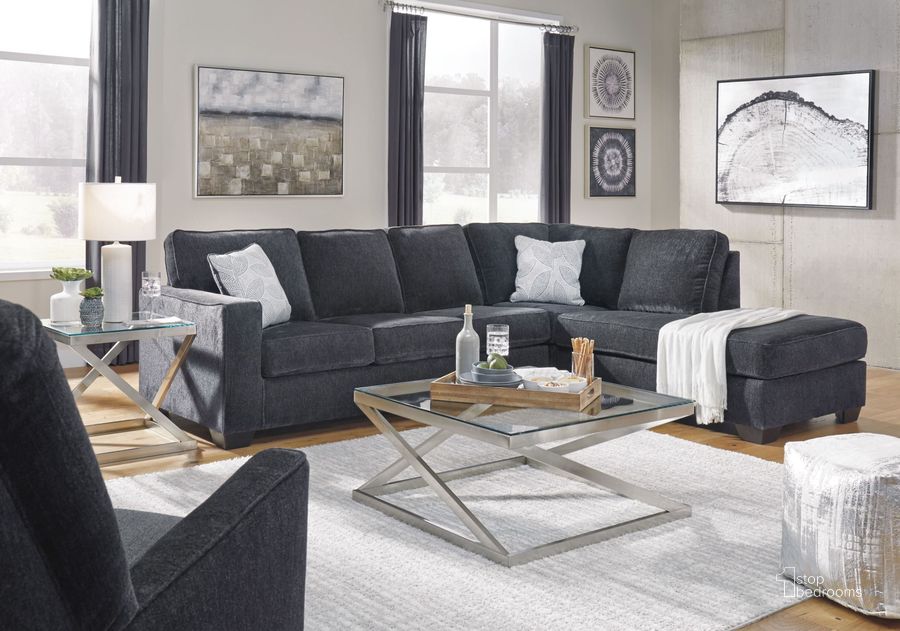 Altari 2-Piece RAF Sectional In Slate by Ashley Furniture | 1StopBedrooms