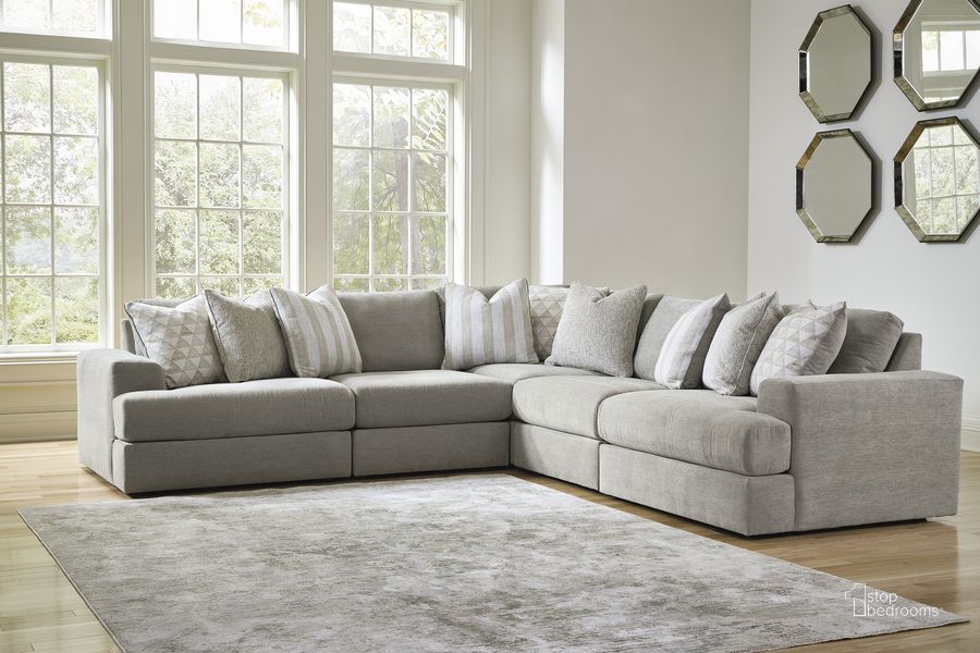 Avaliyah 5-Piece Sectional In Ash by Ashley Furniture | 1StopBedrooms