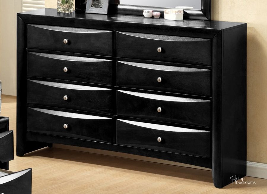 Crown Mark Furniture Emily Dresser in Black | 1StopBedrooms
